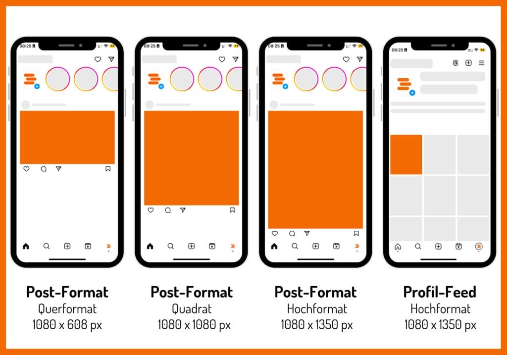 Instagram Bildgrößen & Formate 2026 | 121WATT