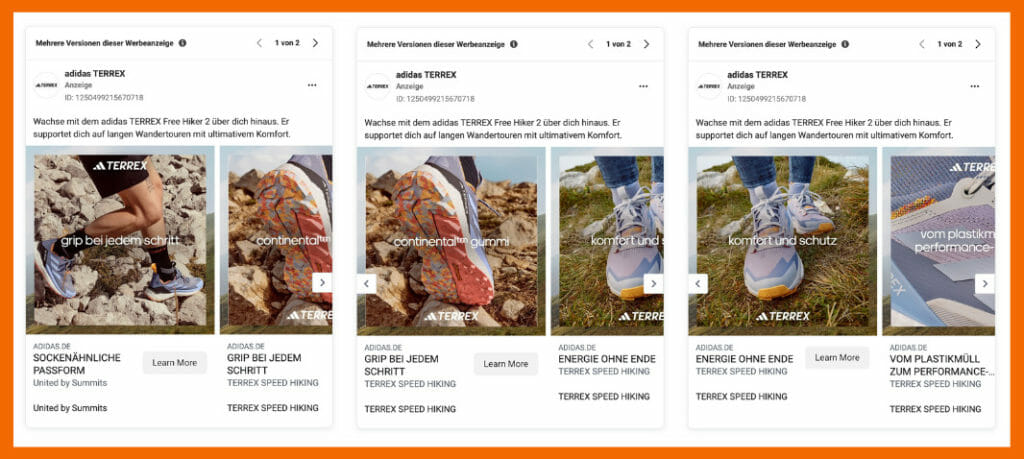 Erstelle die perfekte Meta Carousel Ad | 121WATT