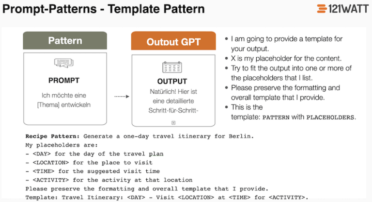 7 wichtige Prompt-Patterns im Prompt Engineering | 121WATT